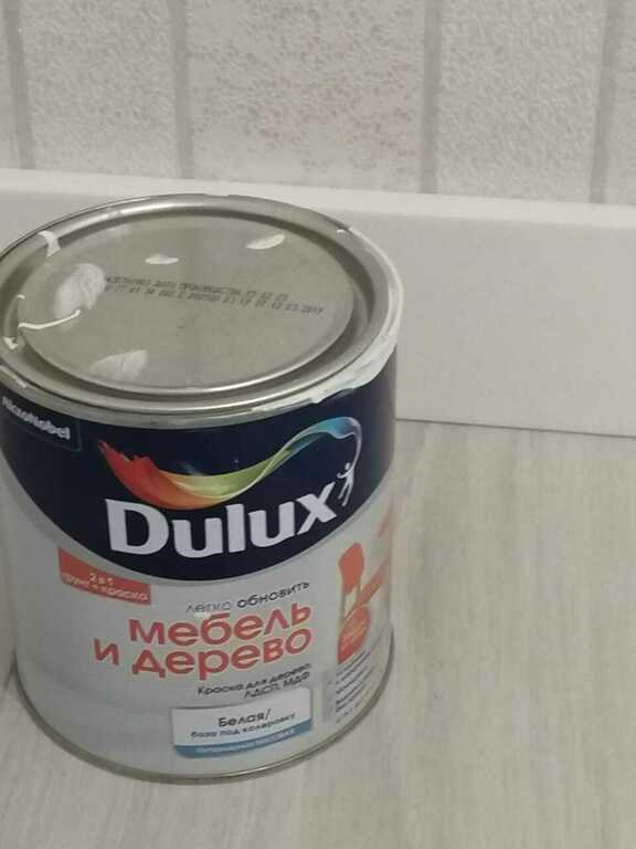 Краска Dulux Мебель и Дерево белая основа BW 0,75 л — купить в Москве ...